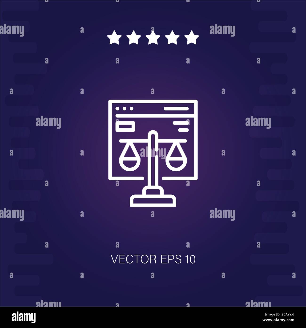 legal vector icon modern illustration Stock Vector Image & Art - Alamy