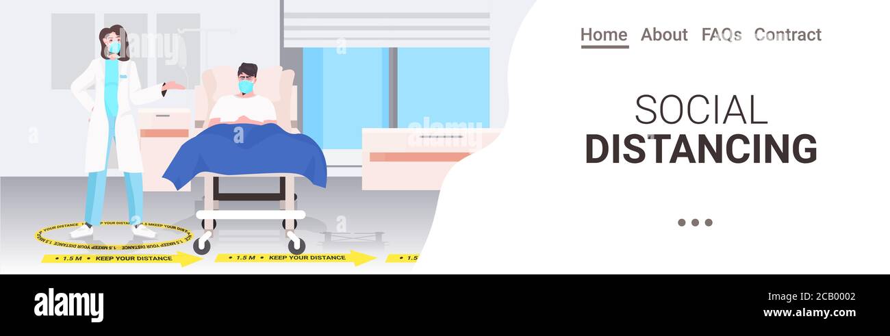 Quarantine hospital sign ward Stock Vector Images - Alamy