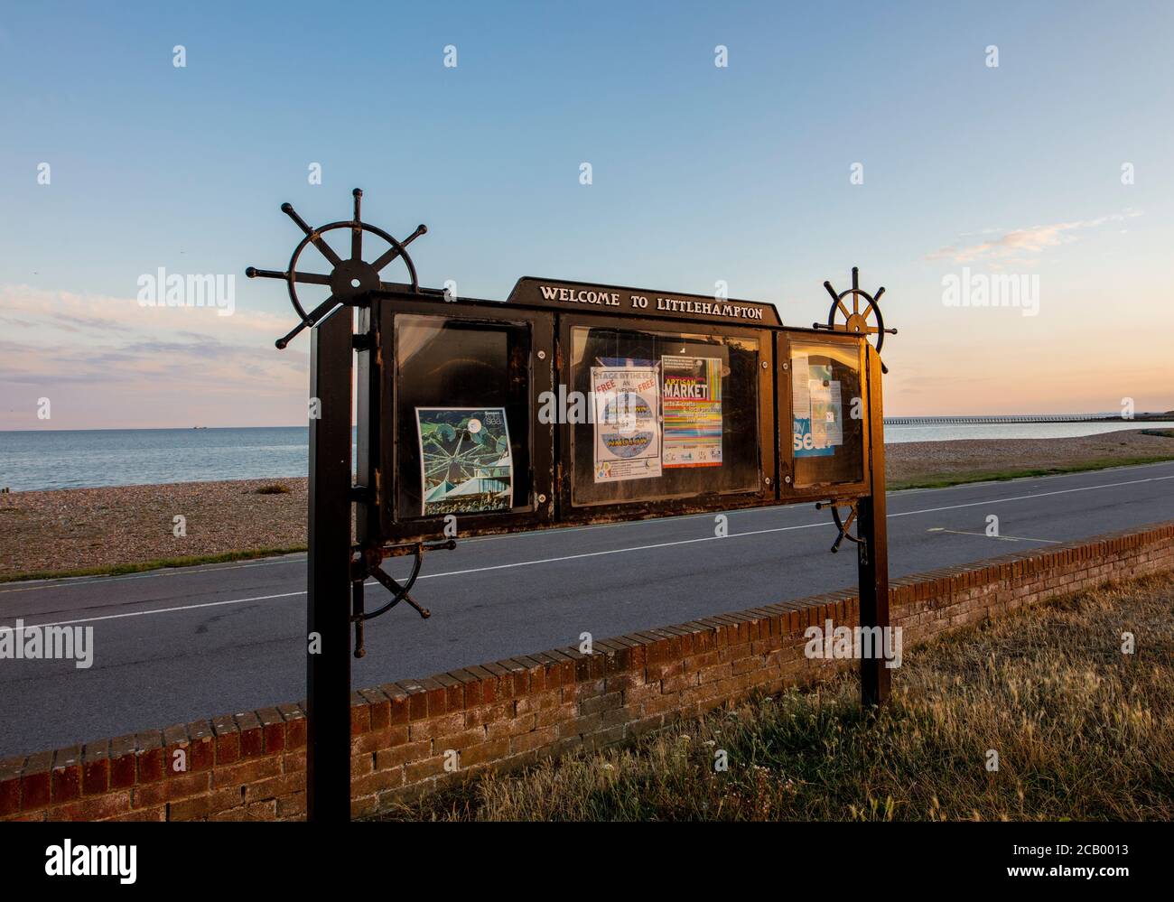 Beachfront poster site advertising what's on in Littlehampton, West ...