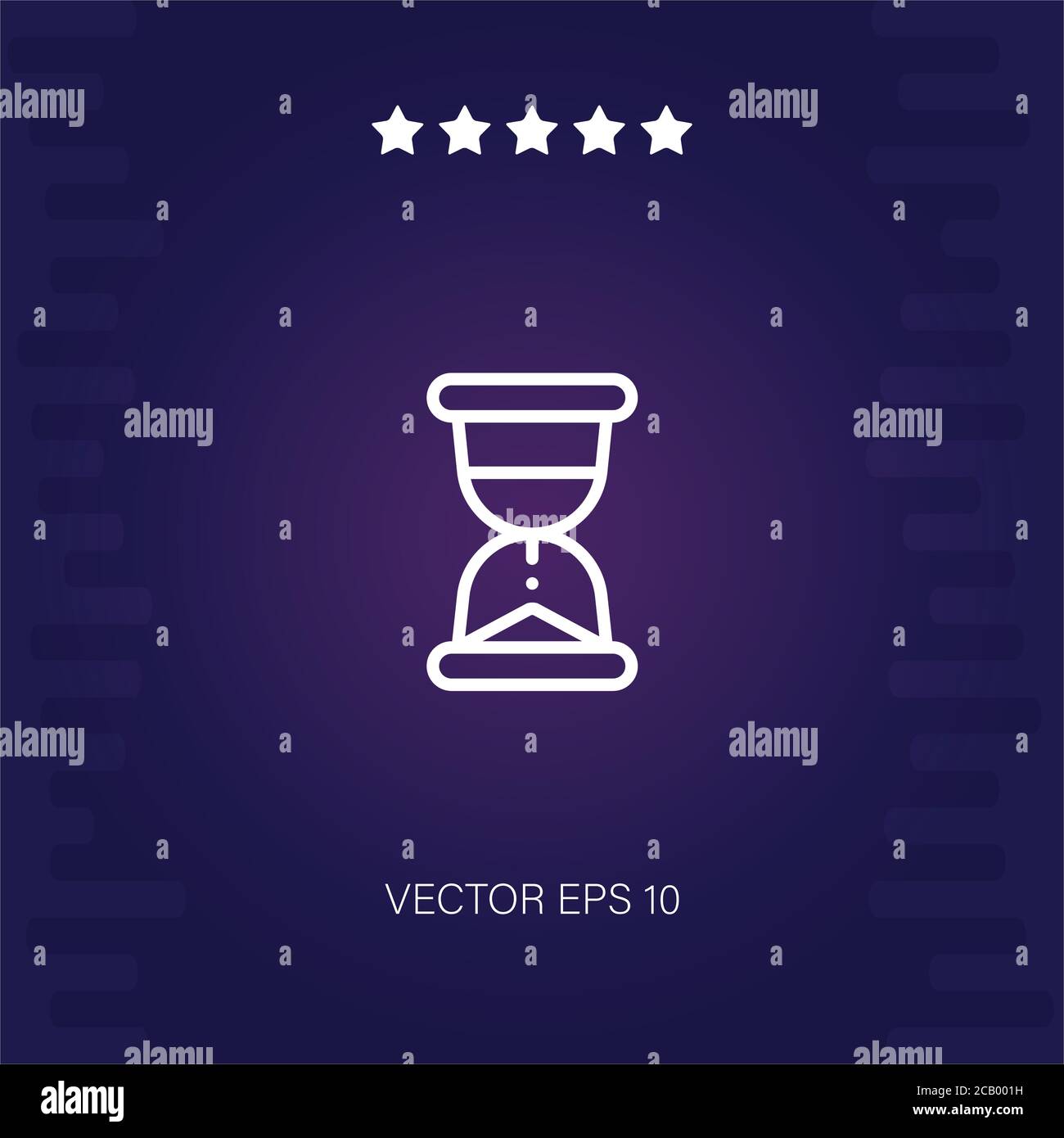 hourglass vector icon modern illustration Stock Vector Image & Art - Alamy