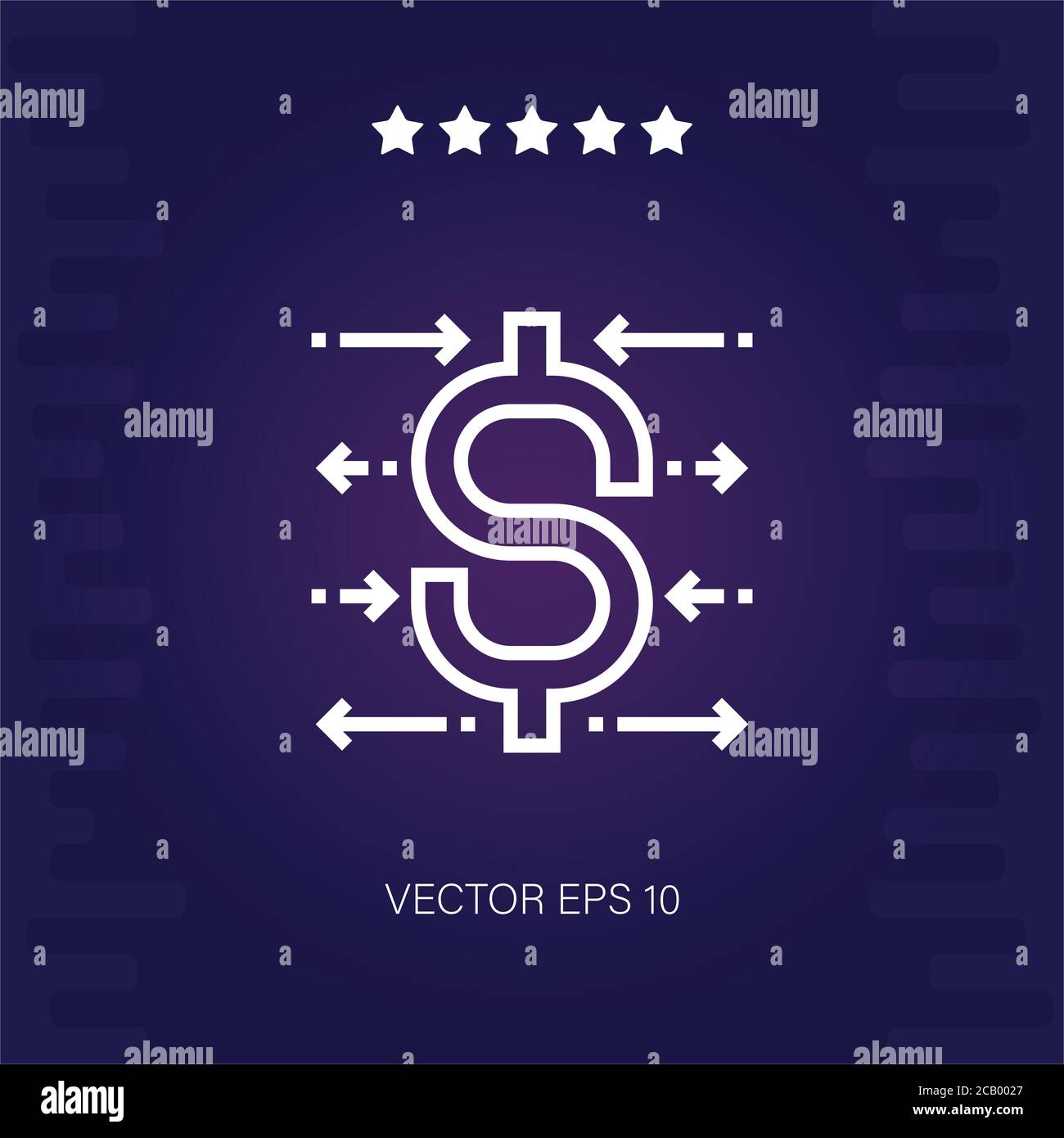 dollar vector icon modern illustration Stock Vector Image & Art - Alamy