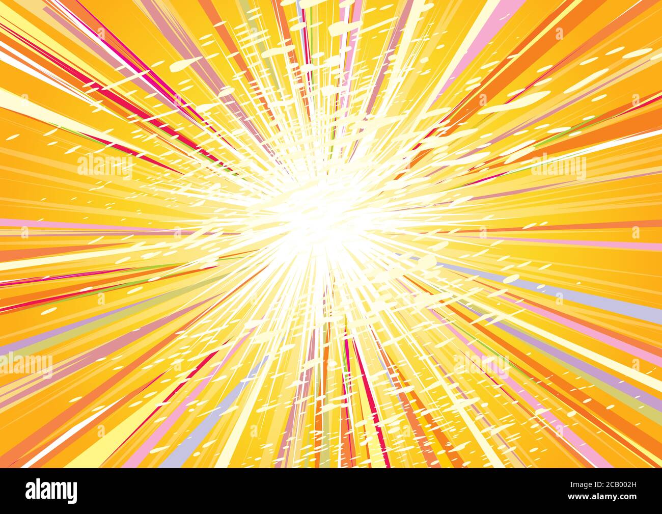 Comic pop art flash background. Vector illustration of a powerful FLASH ...