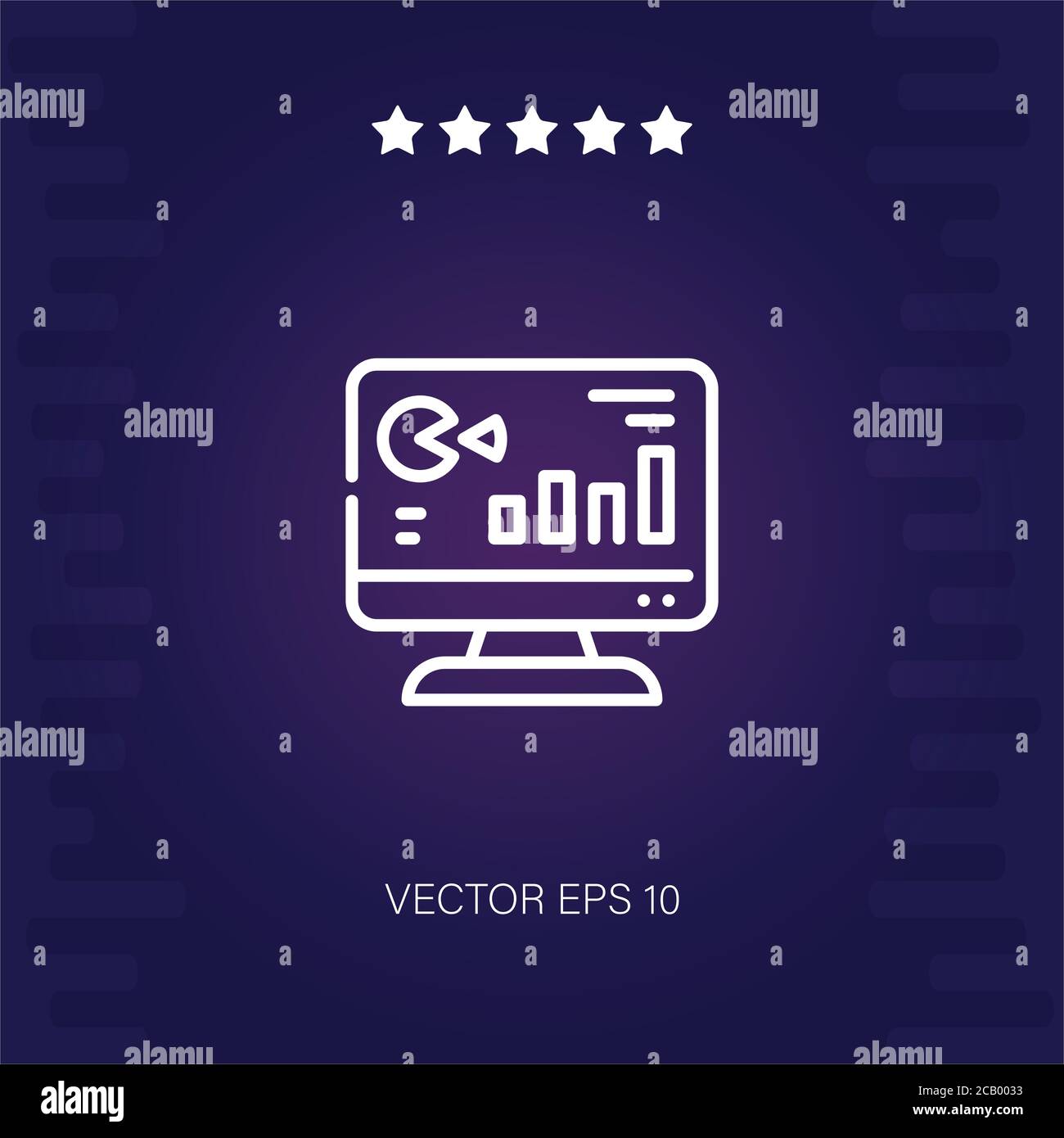 analytics vector icon modern illustration Stock Vector Image & Art - Alamy