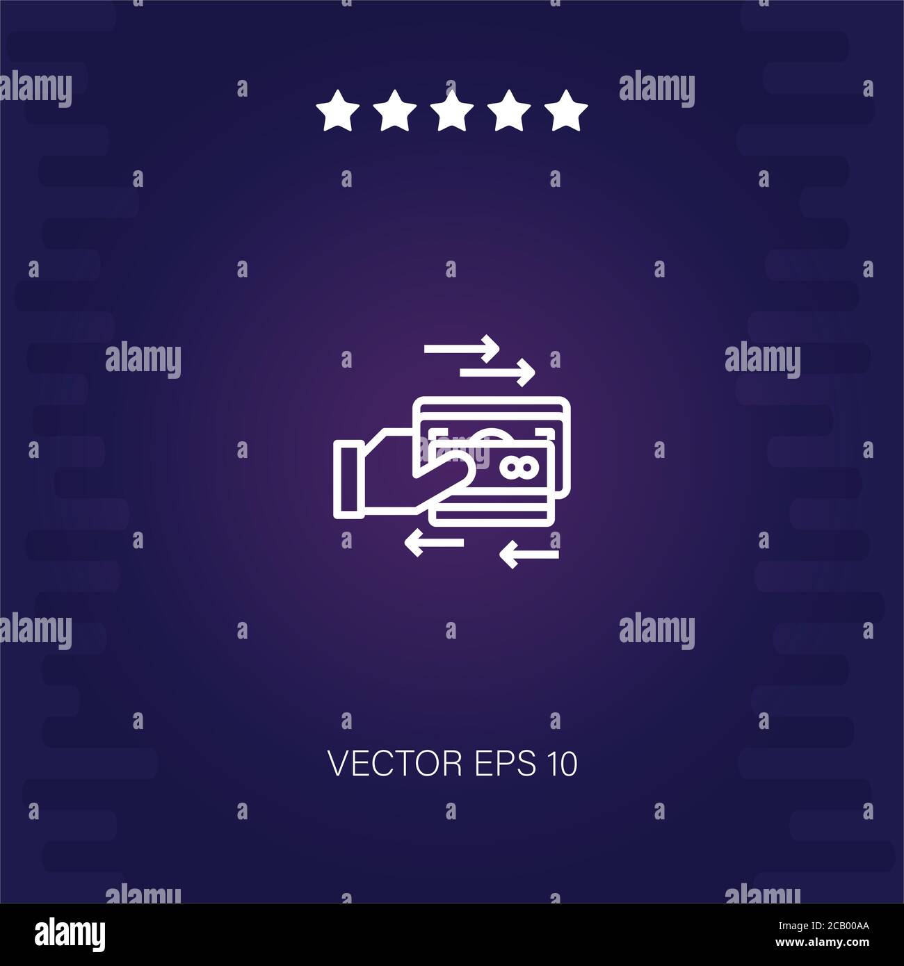 cash payment vector icon modern illustration Stock Vector Image & Art ...