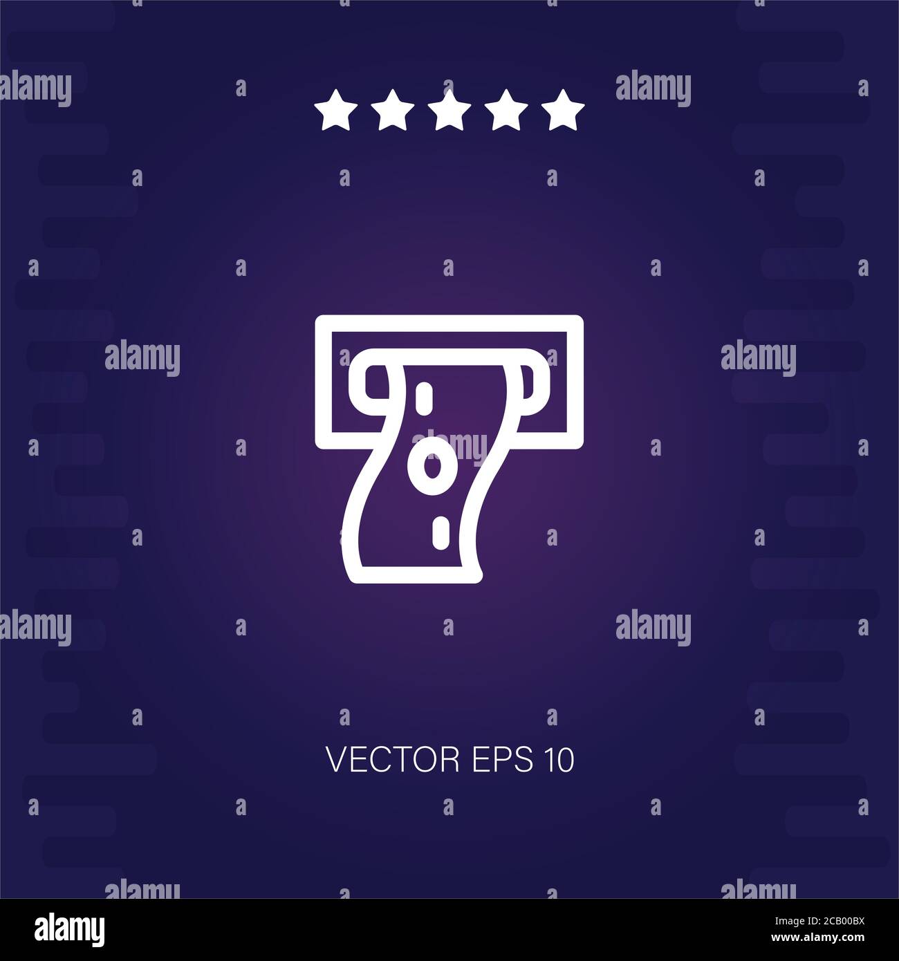 withdraw vector icon modern illustration Stock Vector Image & Art - Alamy