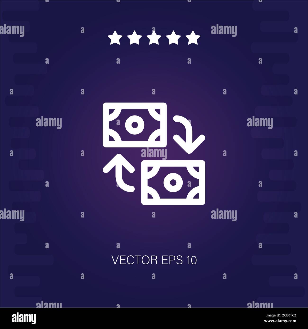 exchange vector icon modern illustration Stock Vector Image & Art - Alamy