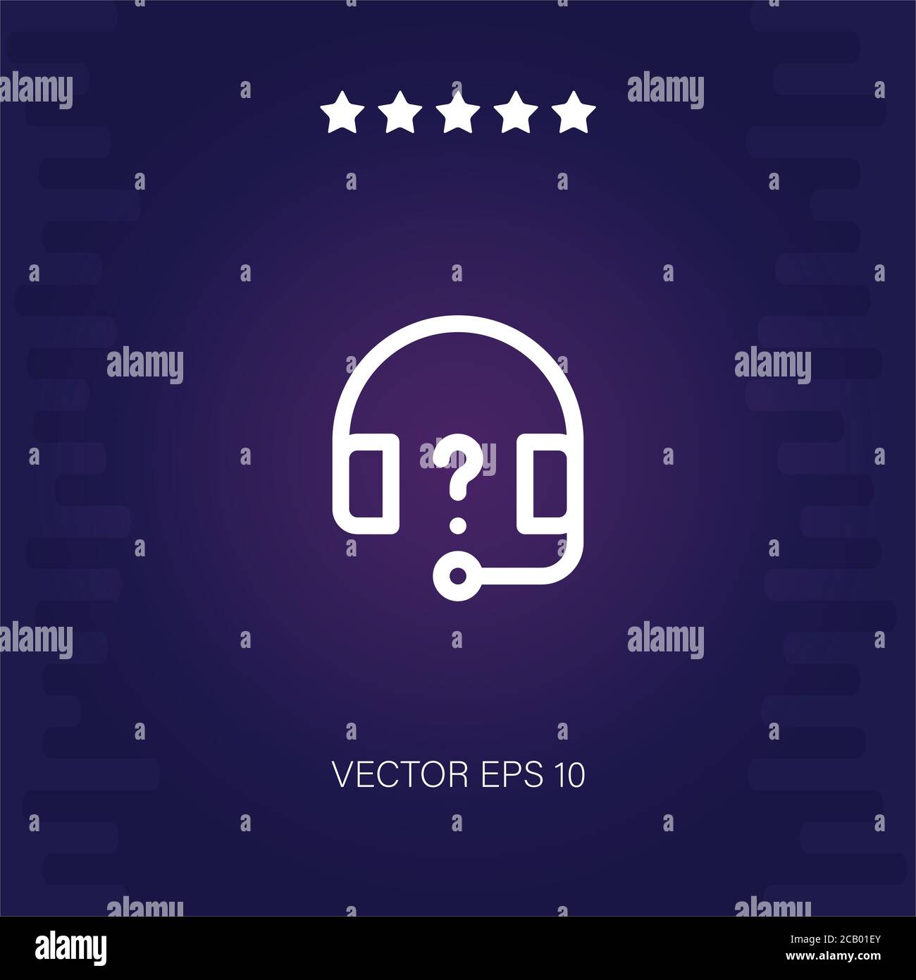 support vector icon modern illustration Stock Vector Image & Art - Alamy