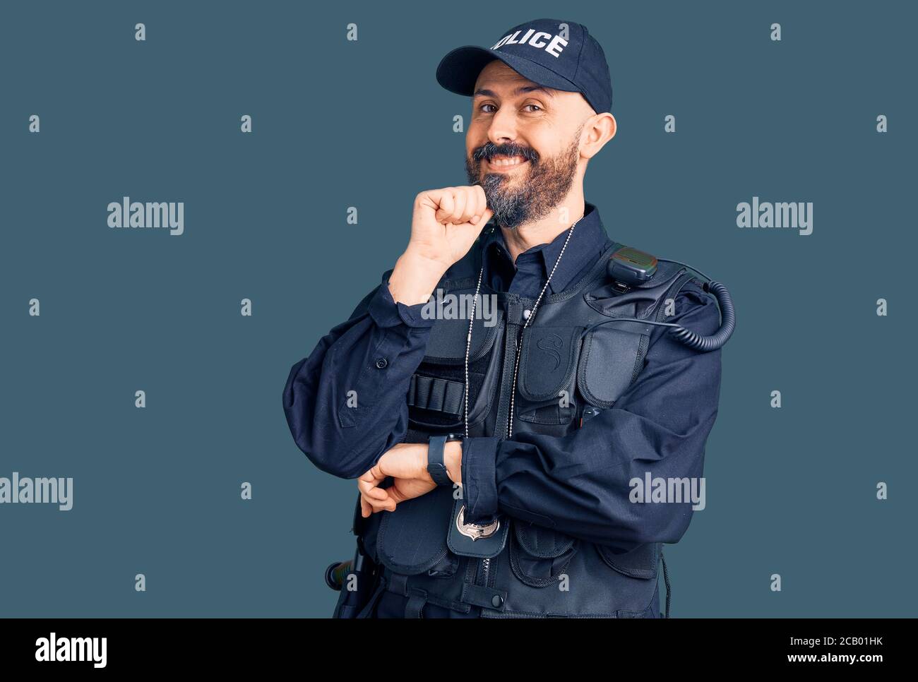 Police officer uniform arm raised hi-res stock photography and images ...