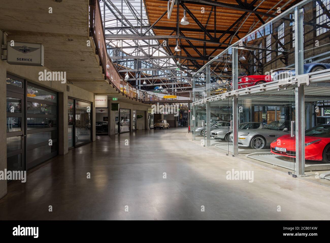 Vintage cars Collections exhibit inside Classic Remise, former ...