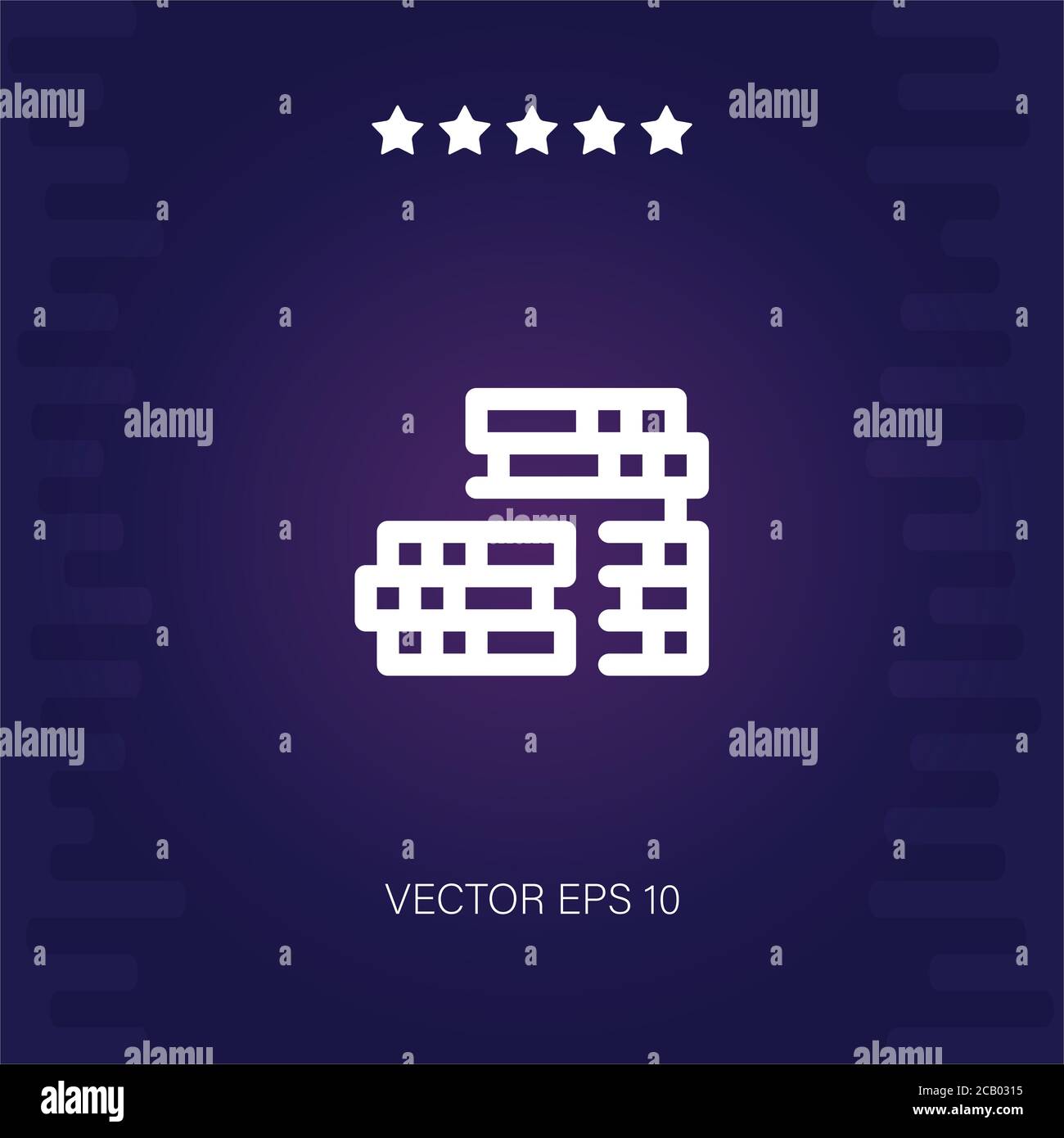 coins vector icon modern illustration Stock Vector Image & Art - Alamy