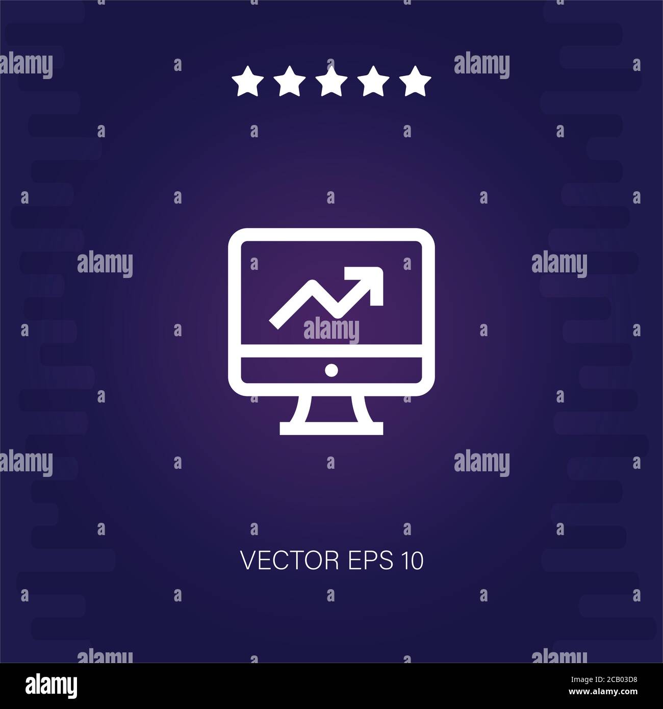 bar chart vector icon modern illustration Stock Vector Image & Art - Alamy