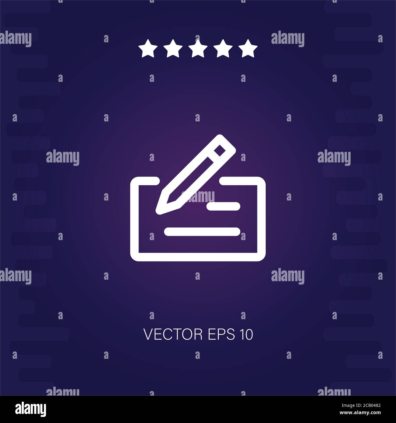 check vector icon modern illustration Stock Vector Image & Art - Alamy