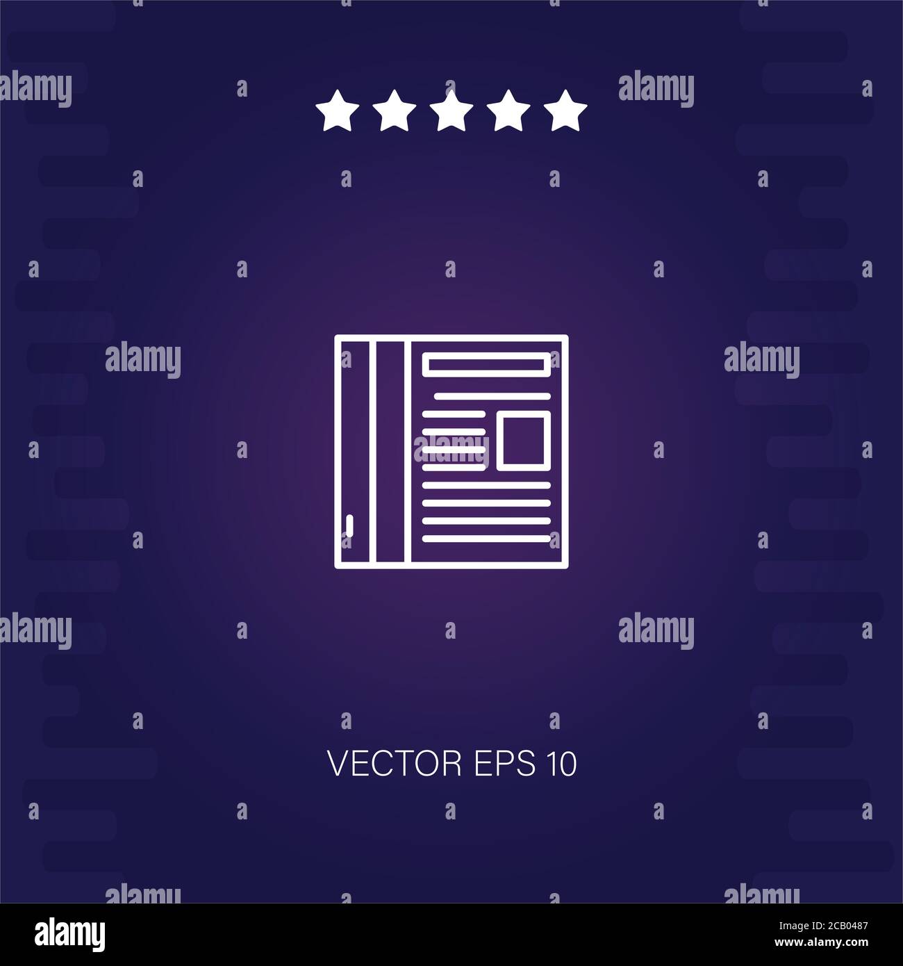 file vector icon modern illustration Stock Vector Image & Art - Alamy