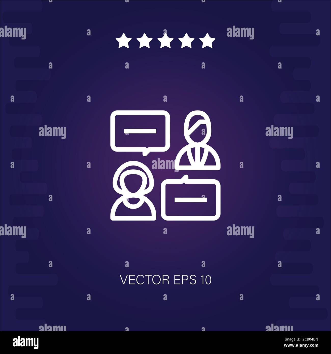 group chat vector icon modern illustration Stock Vector Image & Art - Alamy