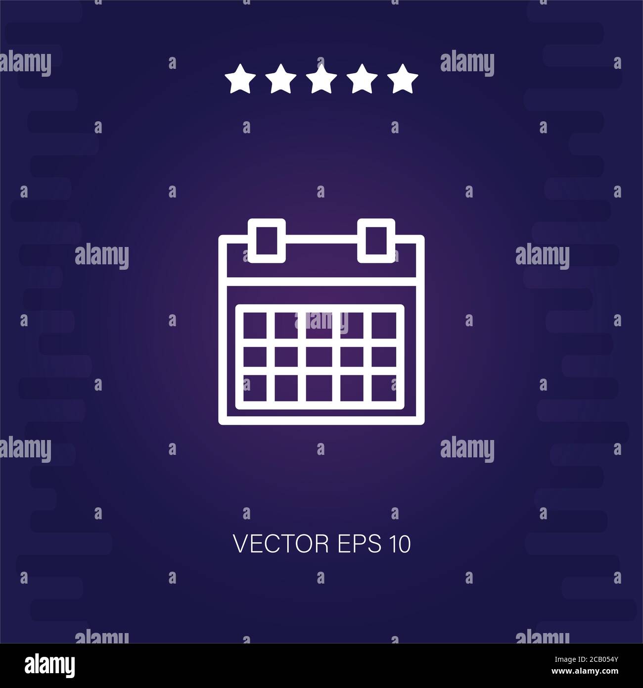 calendar vector icon modern illustration Stock Vector Image & Art - Alamy