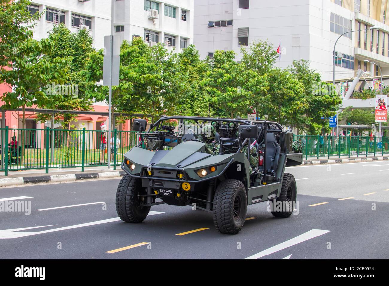 Singapore Aug 9th 2020: National Day Parade (NDP) 2020 Mobile Column in ...