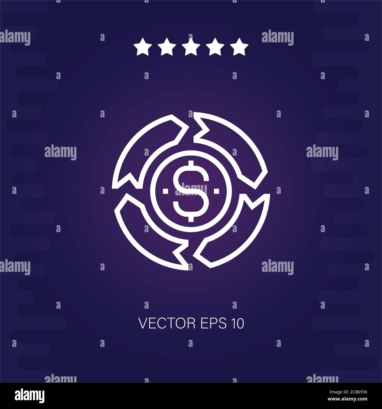 dollar vector icon modern illustration Stock Vector Image & Art - Alamy