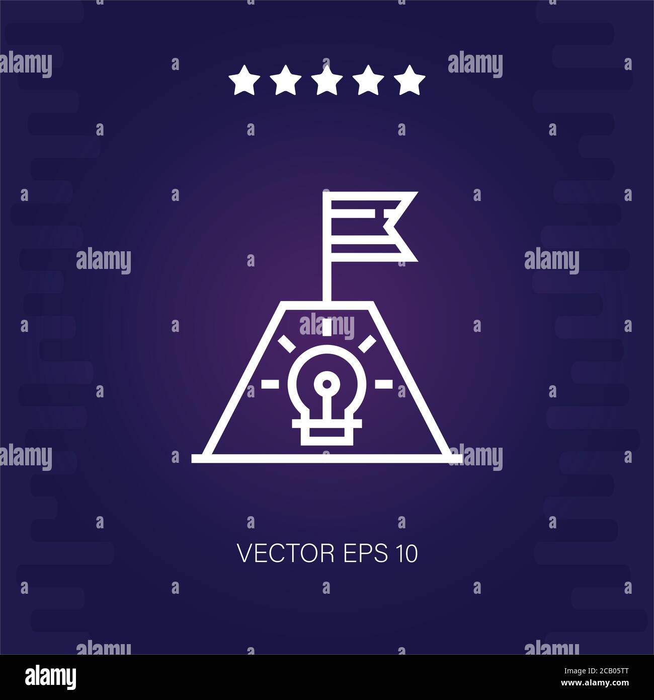 strategy vector icon modern illustration Stock Vector Image & Art - Alamy