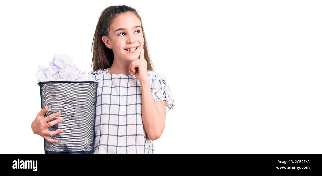 Person thinking crumpled papers Cut Out Stock Images & Pictures - Alamy
