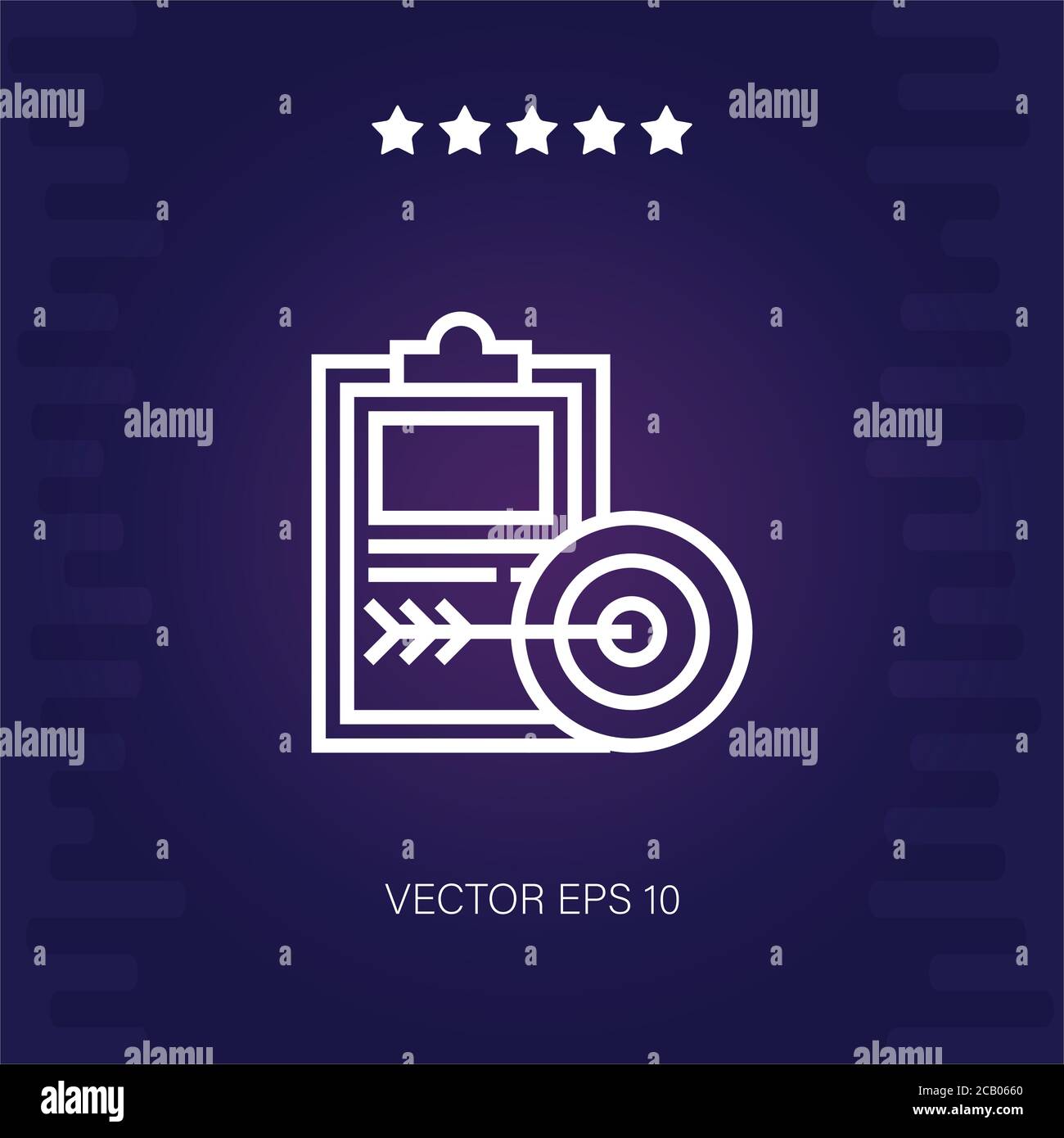 target vector icon modern illustration Stock Vector Image & Art - Alamy