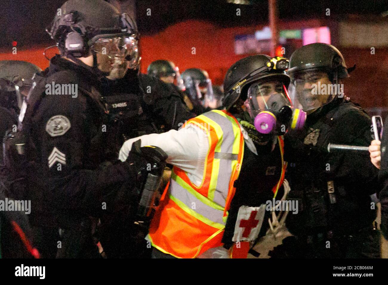 Portland riot squad hi-res stock photography and images - Alamy