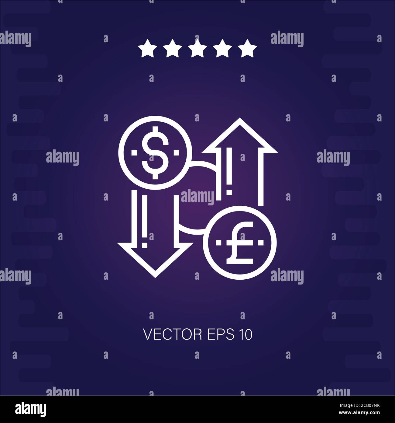 exchange vector icon modern illustration Stock Vector Image & Art - Alamy