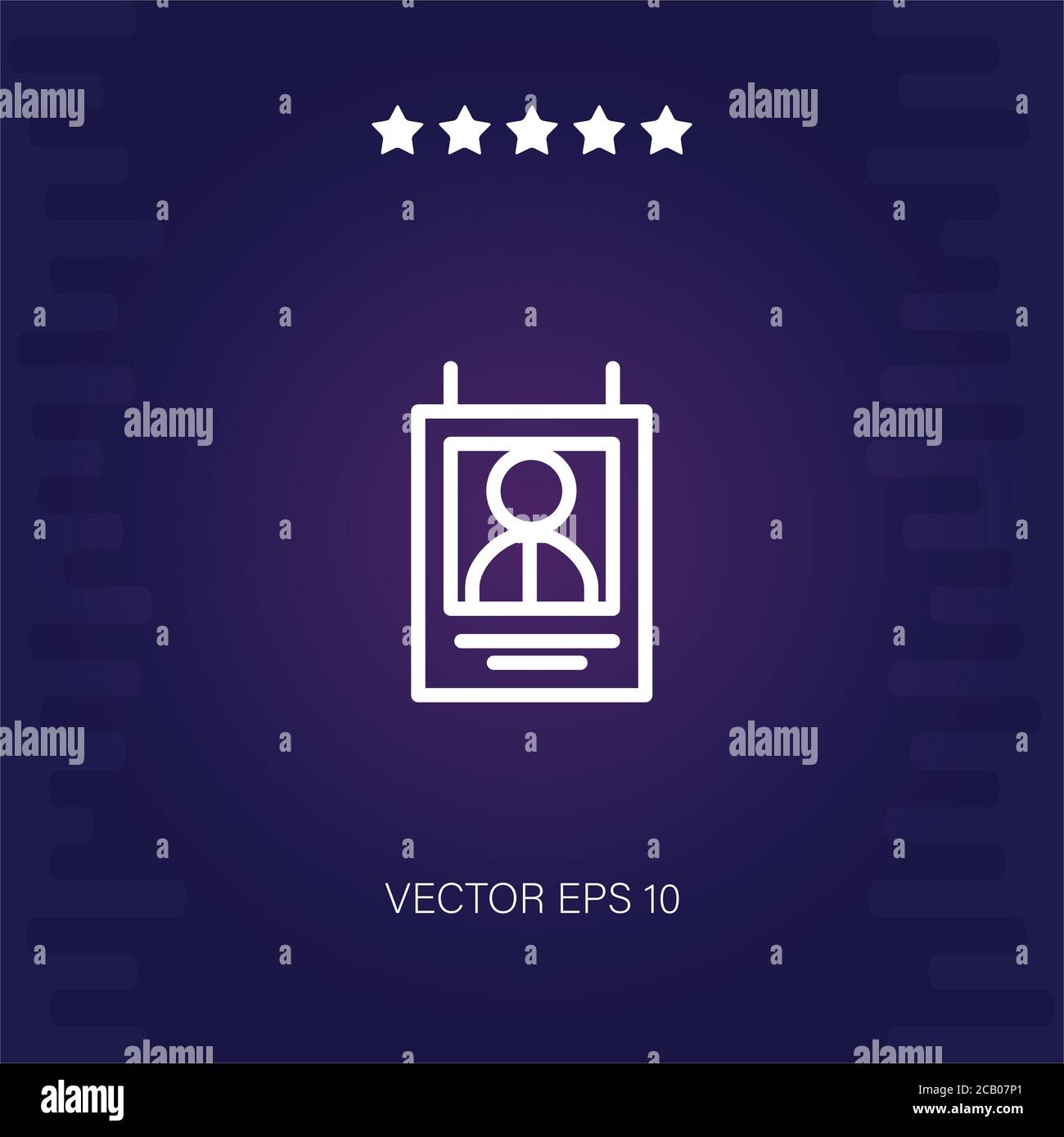 identification vector icon modern illustration Stock Vector Image & Art ...