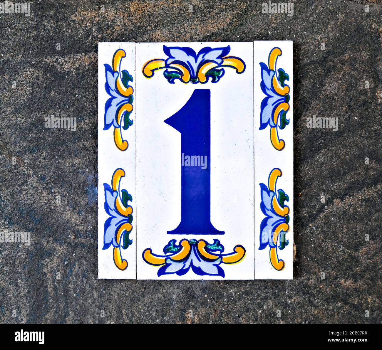 House plate tile hi-res stock photography and images - Alamy