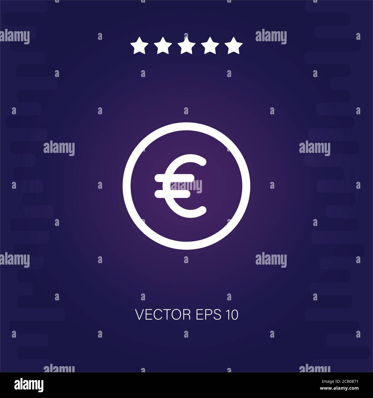 euro vector icon modern illustration Stock Vector Image & Art - Alamy