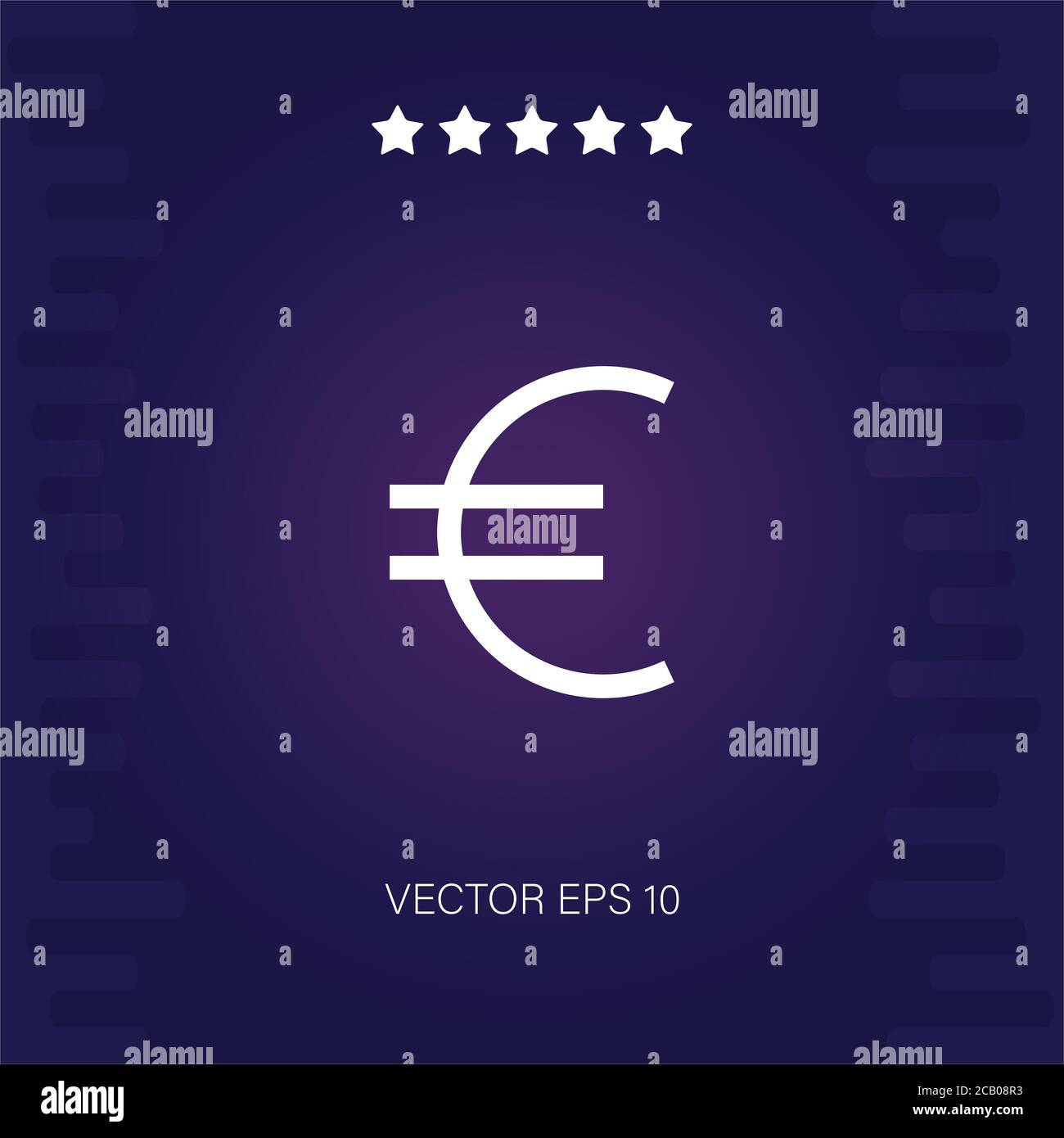euro vector icon modern illustration Stock Vector Image & Art - Alamy
