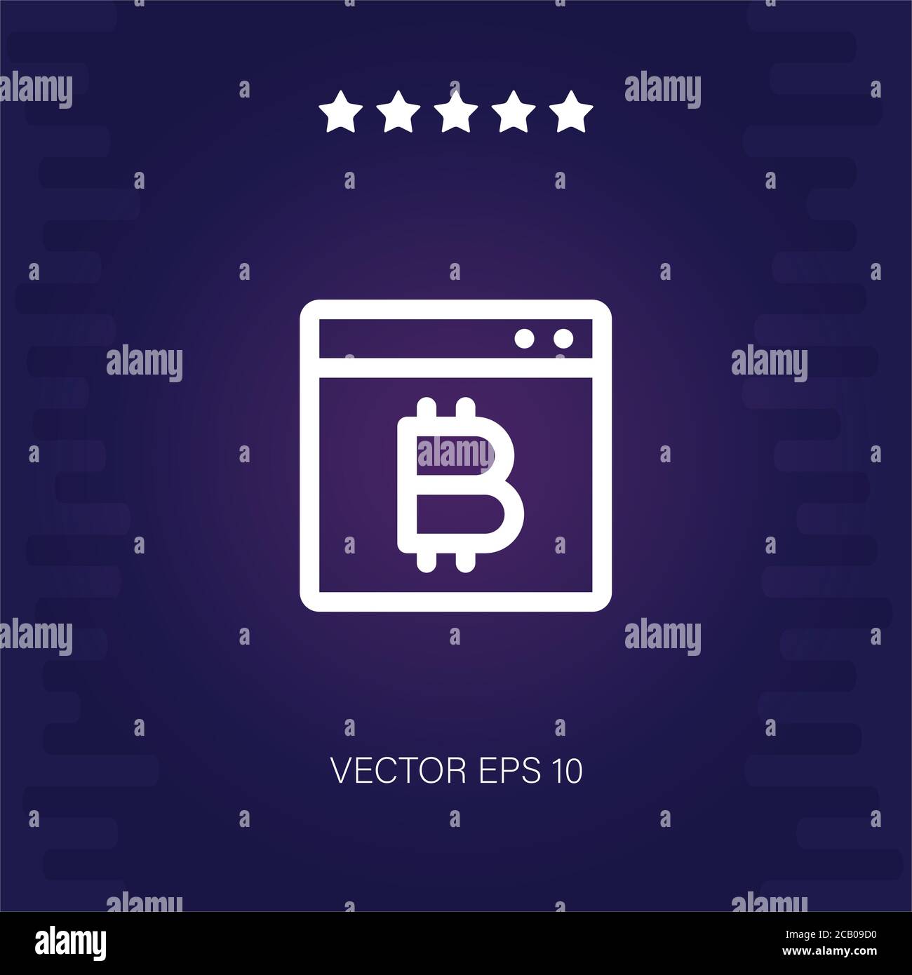 bitcoin vector icon modern illustration Stock Vector Image & Art - Alamy