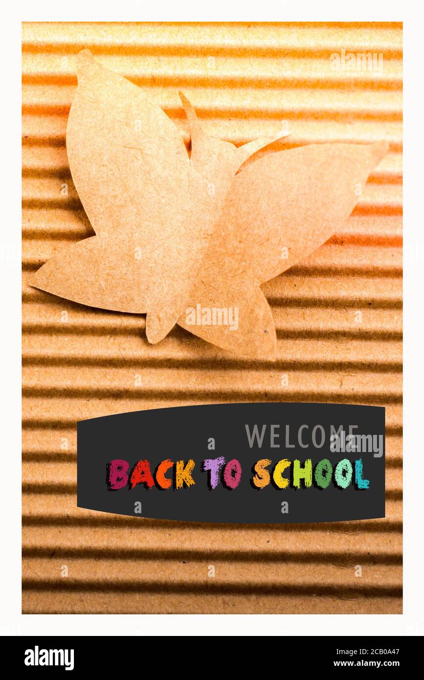 Back to school, education background for invitation, promotion poster ...
