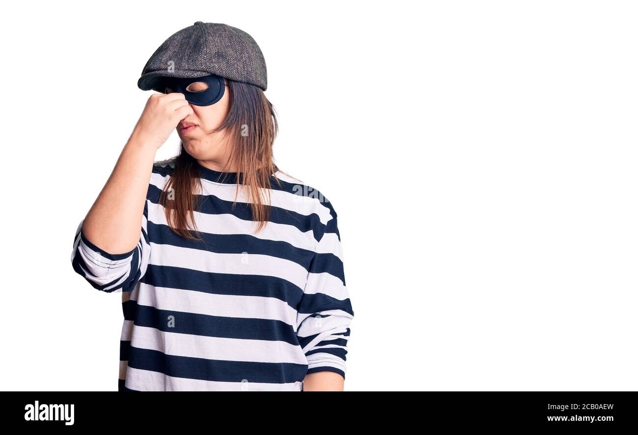 Female thief burglar holding hi-res stock photography and images - Alamy