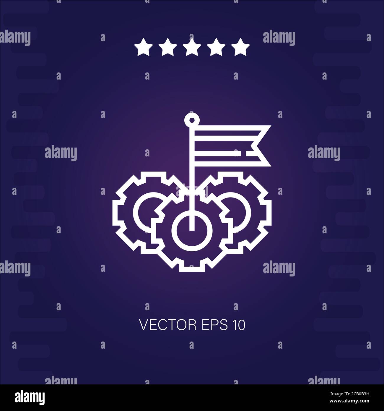 settings vector icon modern illustration Stock Vector Image & Art - Alamy