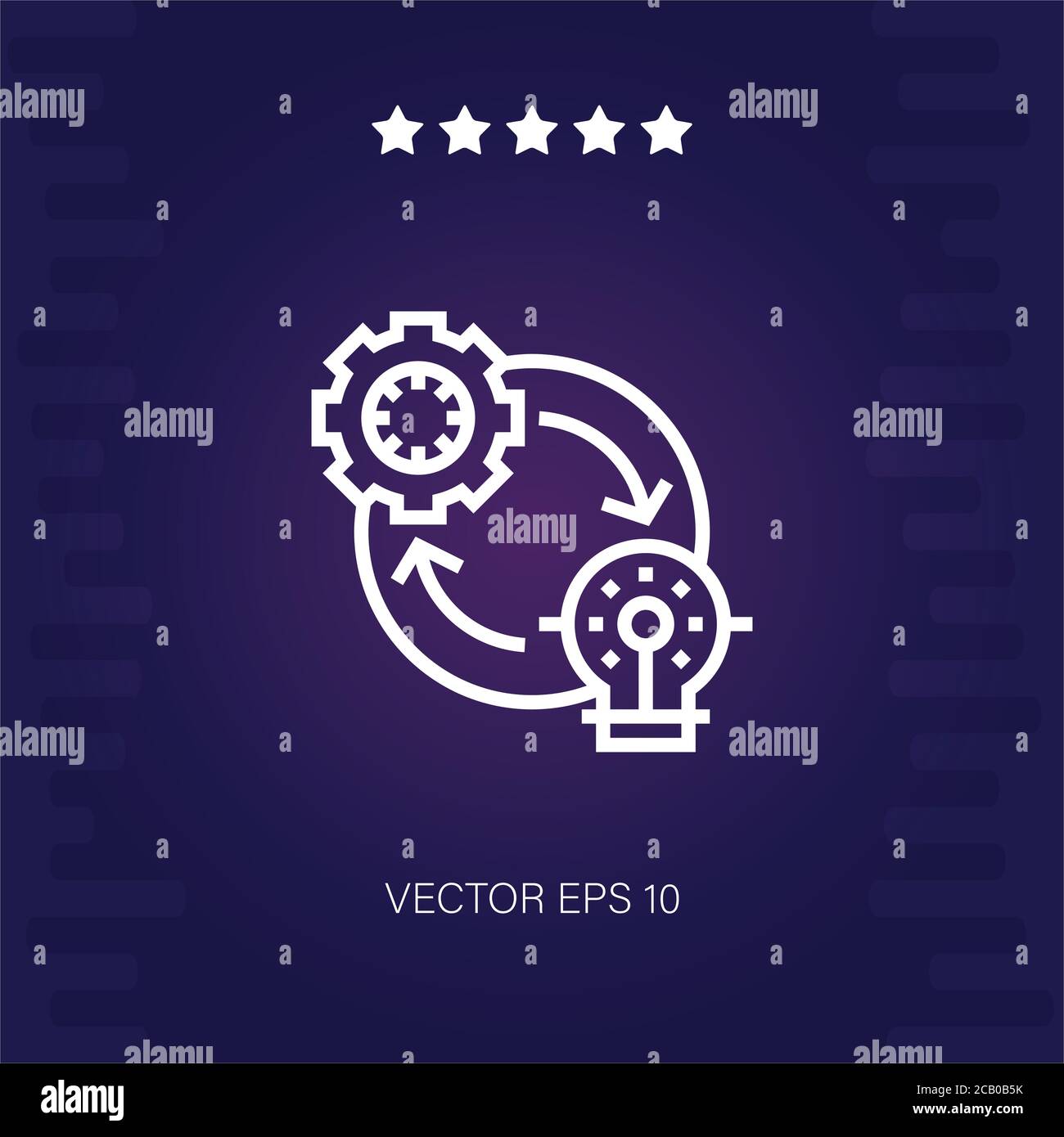 strategy vector icon modern illustration Stock Vector Image & Art - Alamy