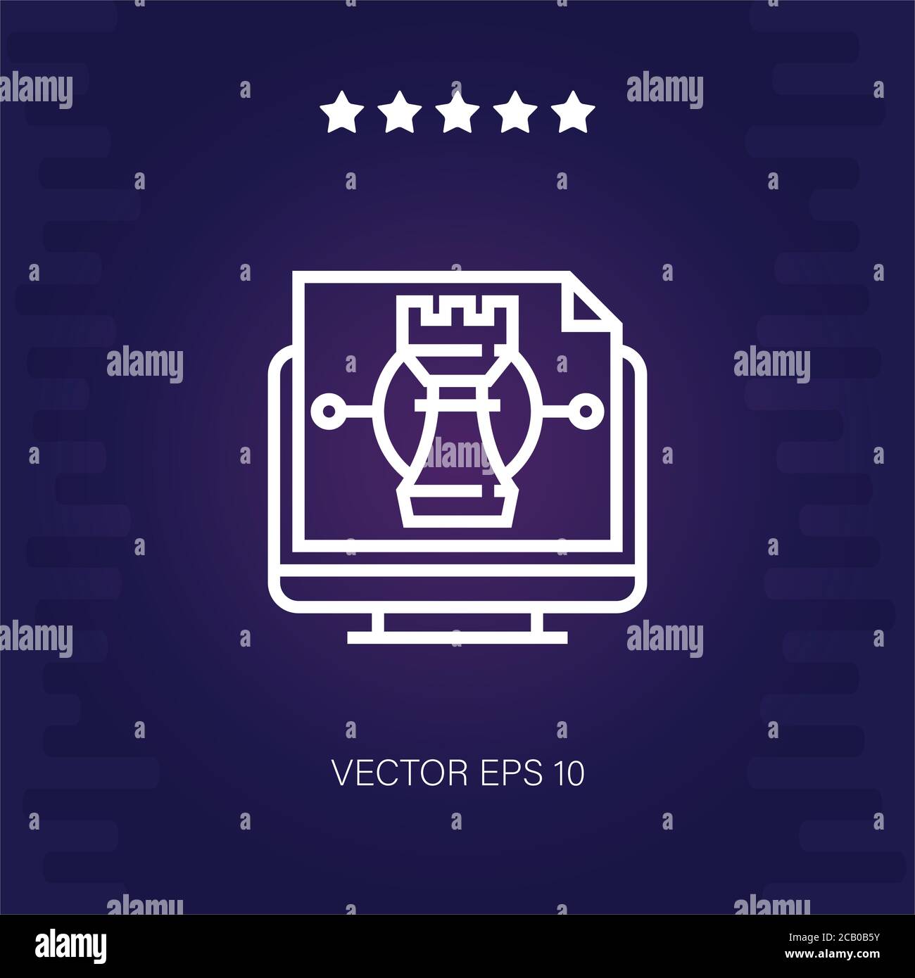 strategy vector icon modern illustration Stock Vector Image & Art - Alamy