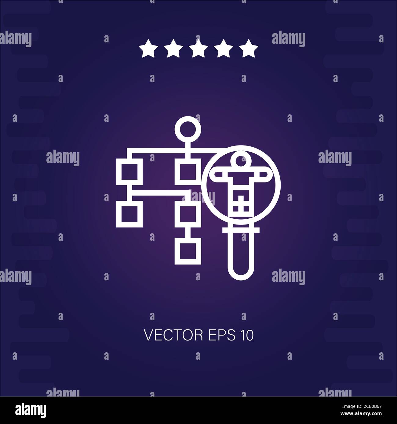 strategy vector icon modern illustration Stock Vector Image & Art - Alamy