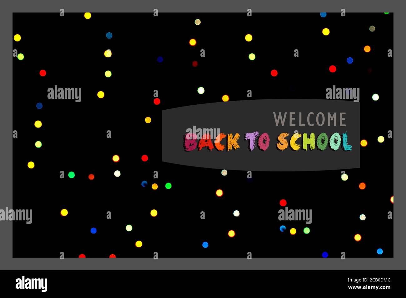 Back to school, education background for invitation, promotion poster ...