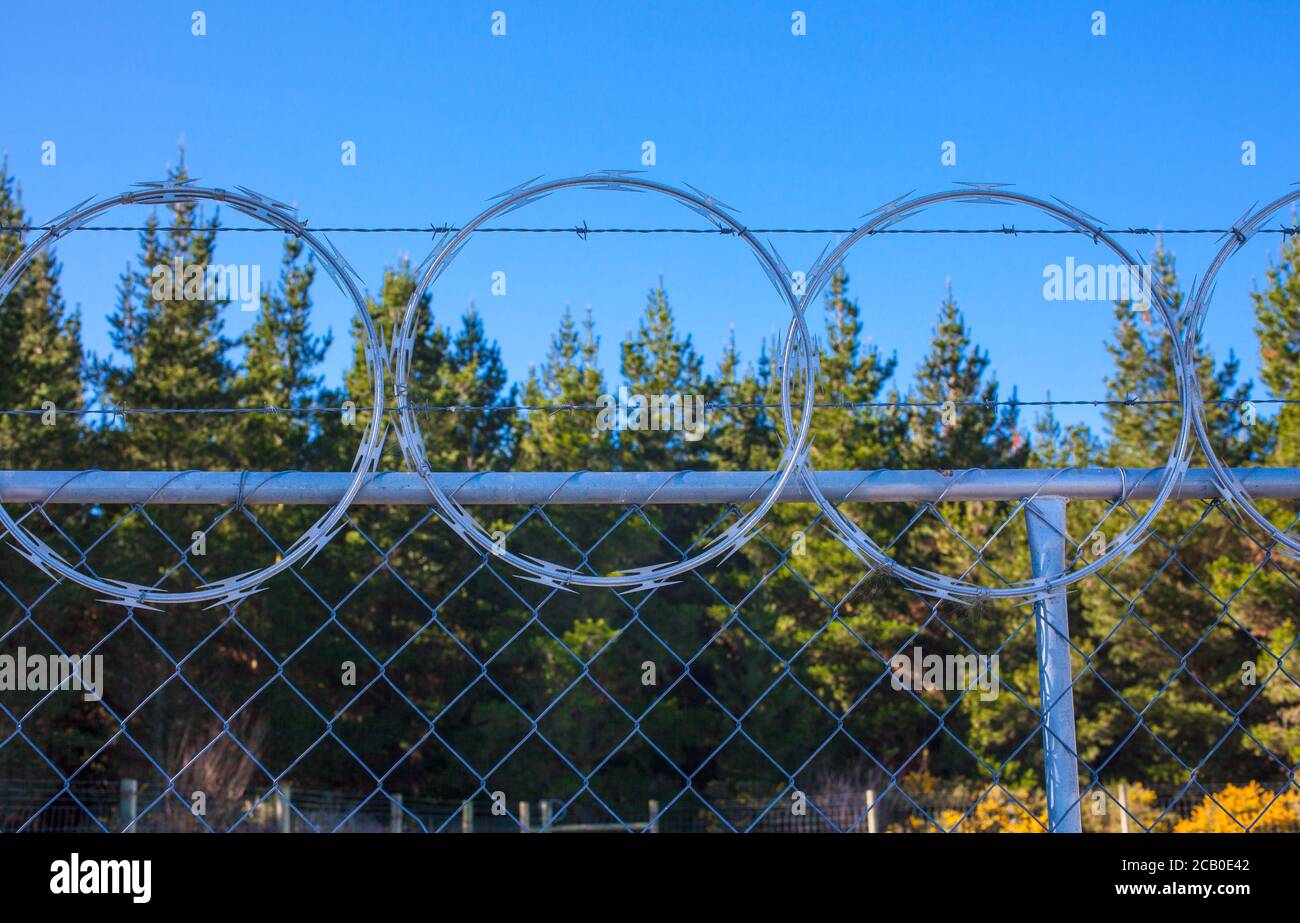 Enhanced fencing hi-res stock photography and images - Alamy