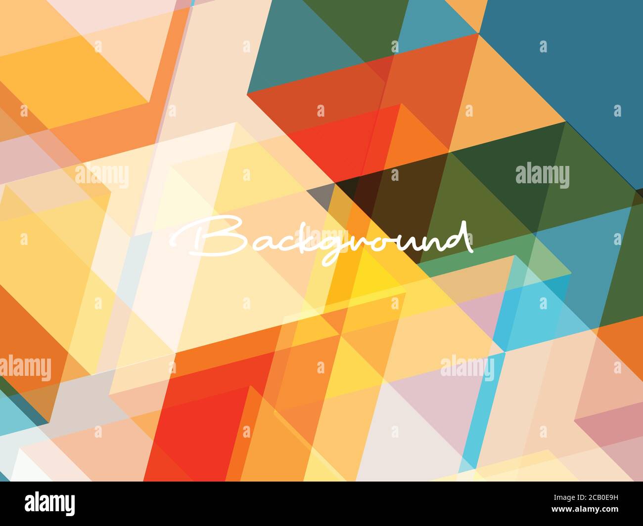 Abstract geometric or isometric polygon or low poly vector technology ...