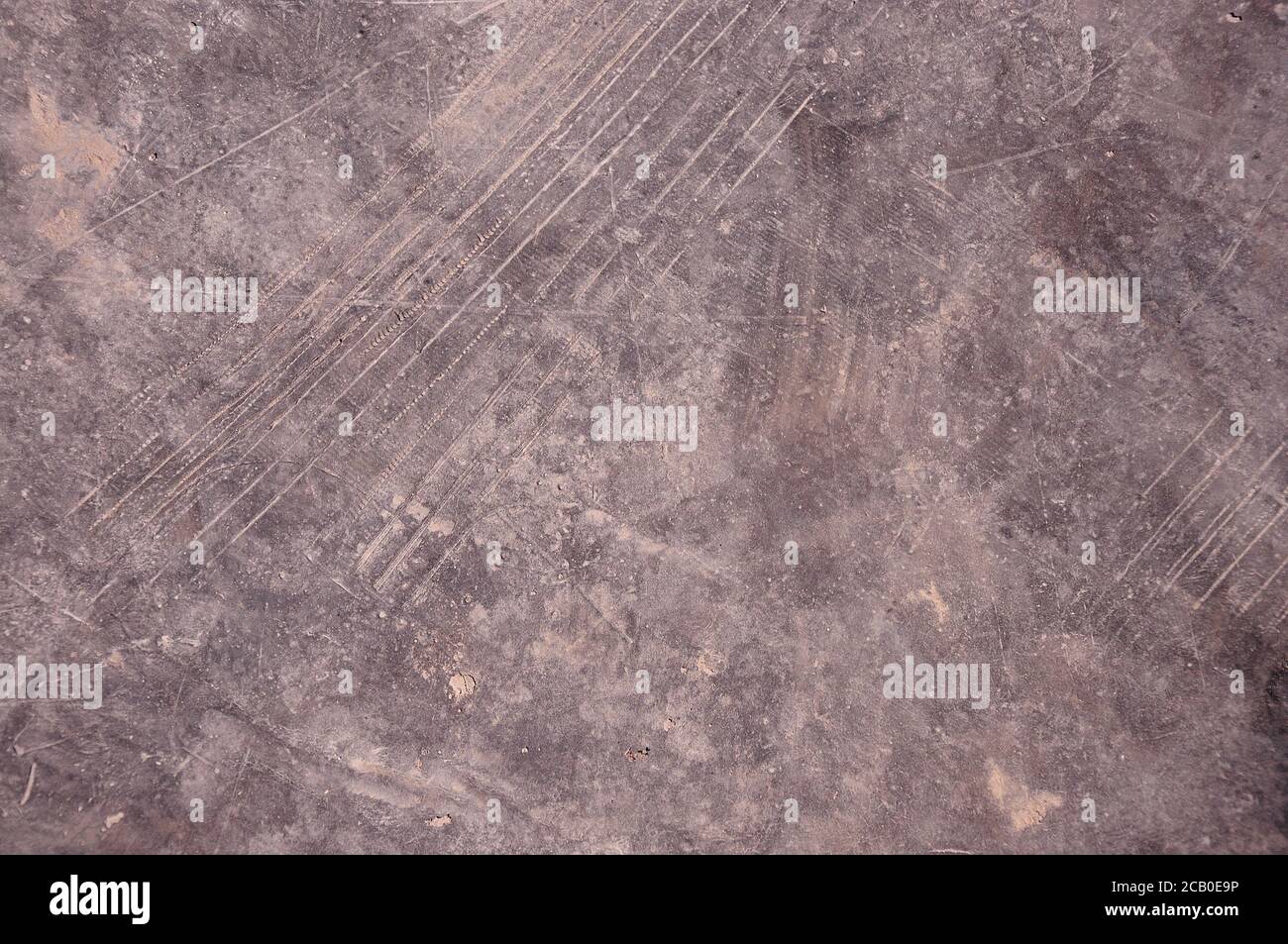 The surface of a stone wall with a trace of processing and rough ...