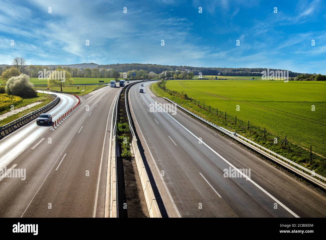 Germany autobahn straight hi-res stock photography and images - Alamy