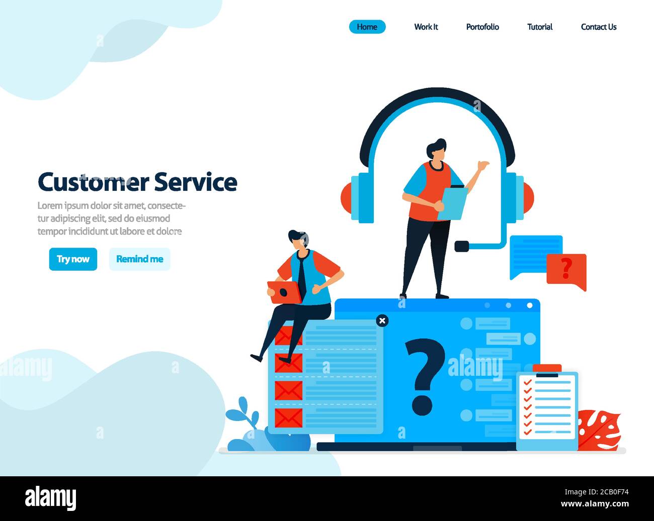 Customer complaints Stock Vector Images - Alamy