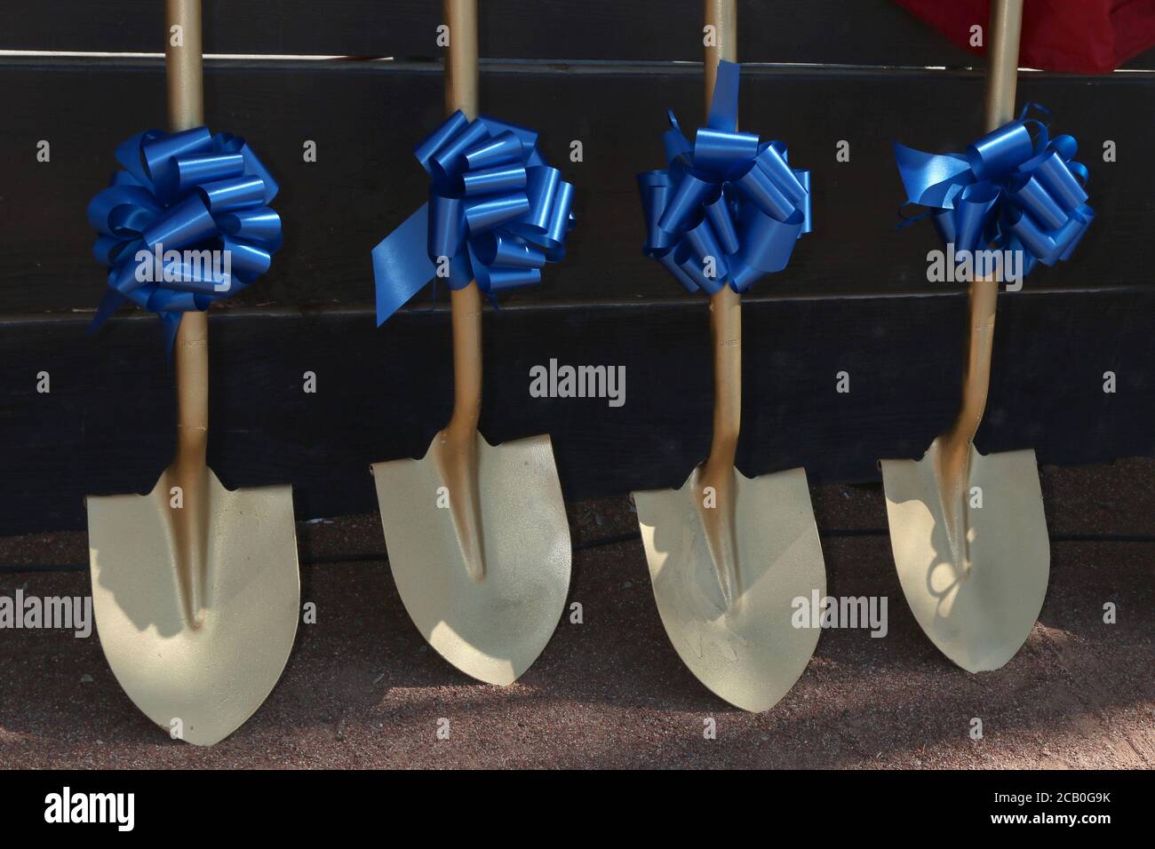 Groundbreaking ceremony shovels hi-res stock photography and images - Alamy