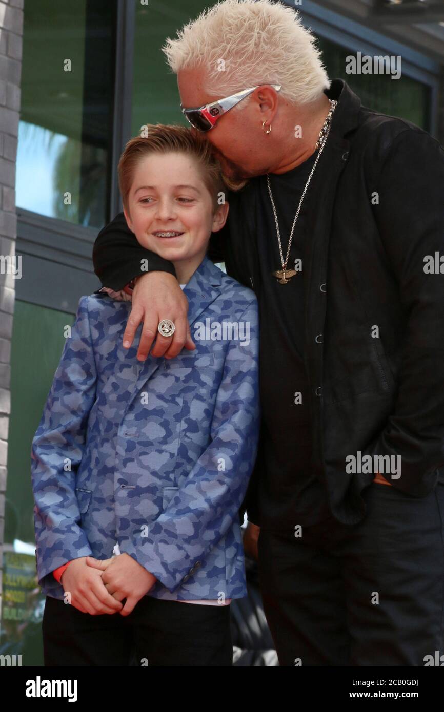 LOS ANGELES - MAY 22: Ryder Fieri, Guy Fieri at the Guy Fieri Star ...