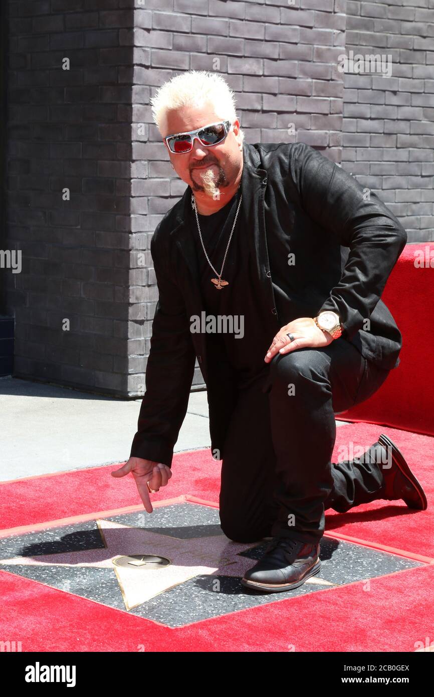LOS ANGELES - MAY 22: Guy Fieri at the Guy Fieri Star Ceremony on the ...