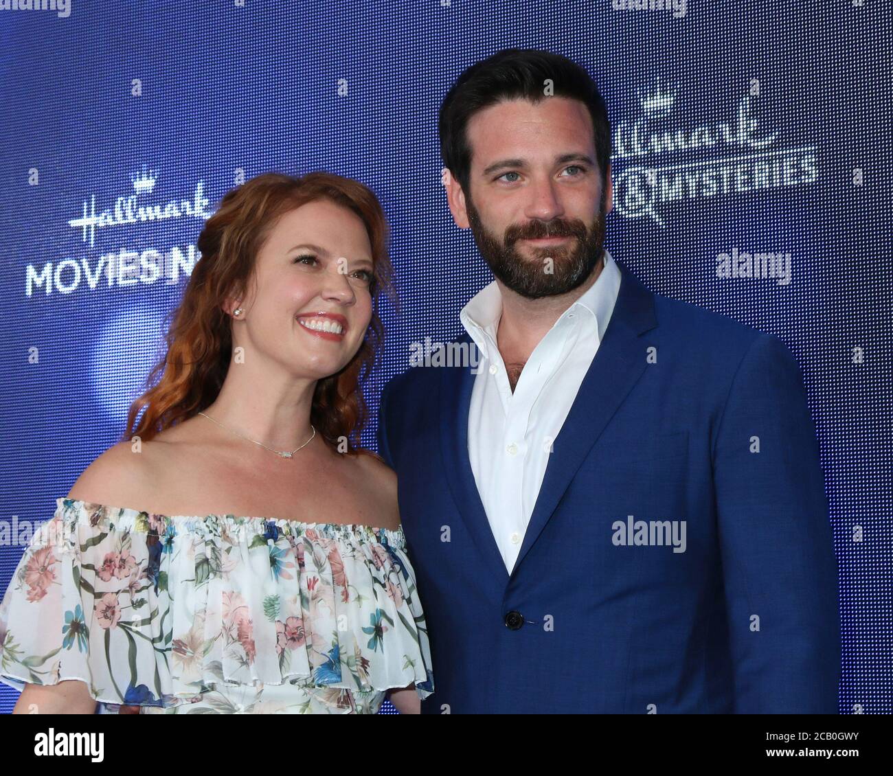 LOS ANGELES - JUL 26: Patti Murin, Colin Donnell at the Hallmark Summer ...