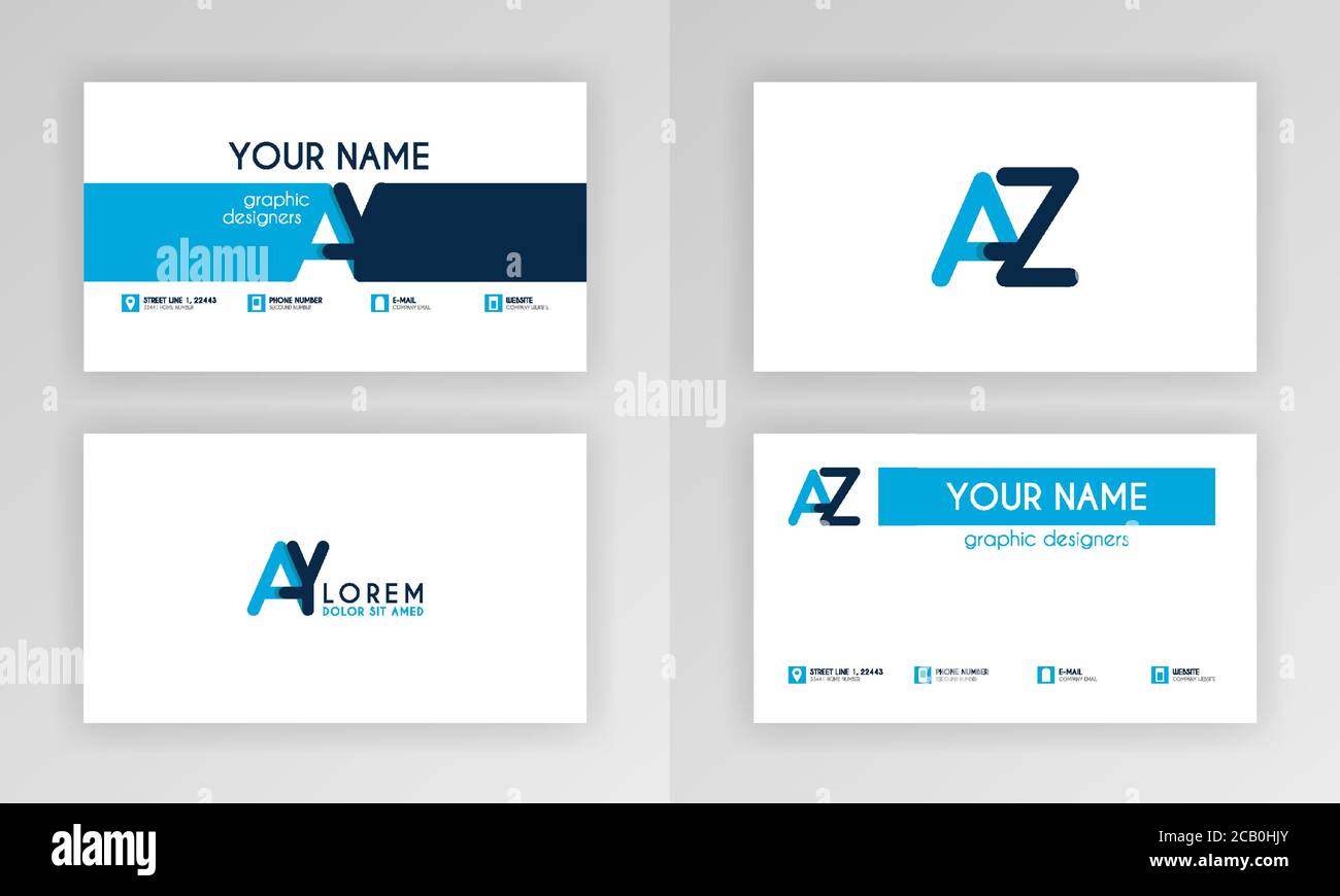 Blue Square Logo With Slash
