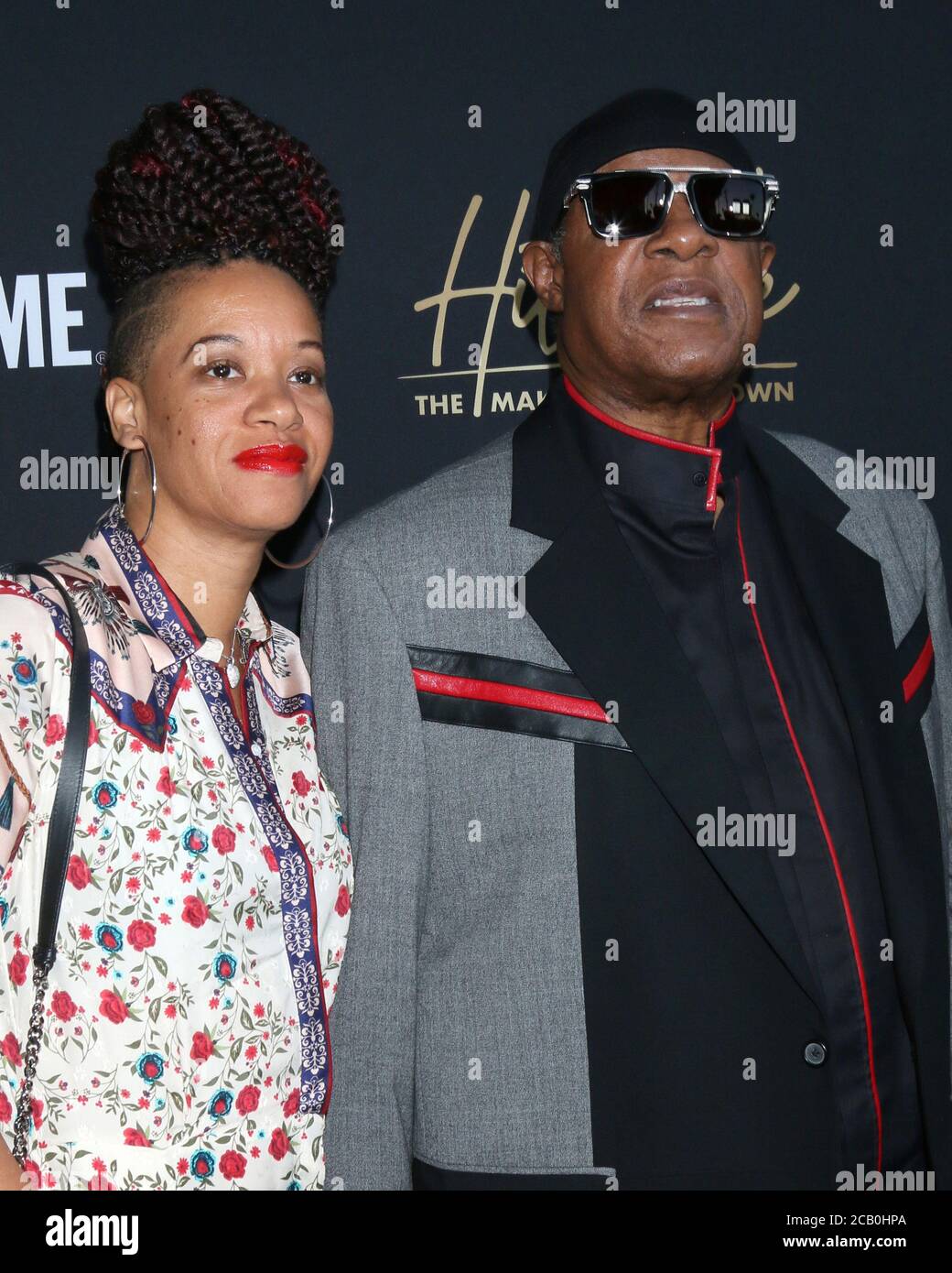 LOS ANGELES - AUG 8: Tomeeka Robyn Bracy, Stevie Wonder at the ...