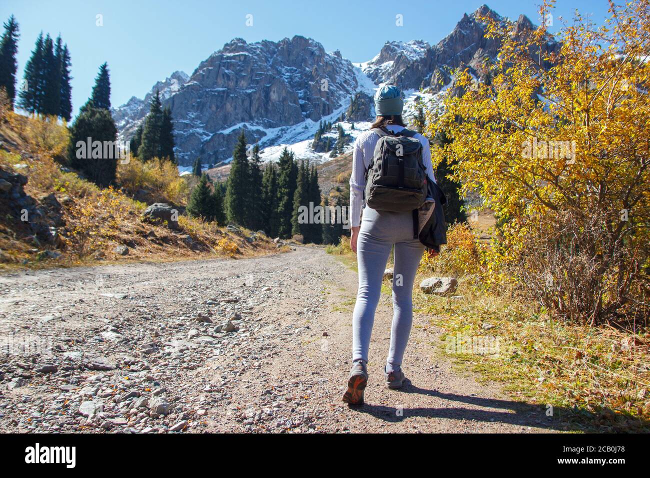 Slender women on mountain hi-res stock photography and images - Alamy